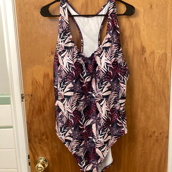 Nicole Miller | Swim | Nwt Nicole Miller Raspberry Sorbet Print Racer ...